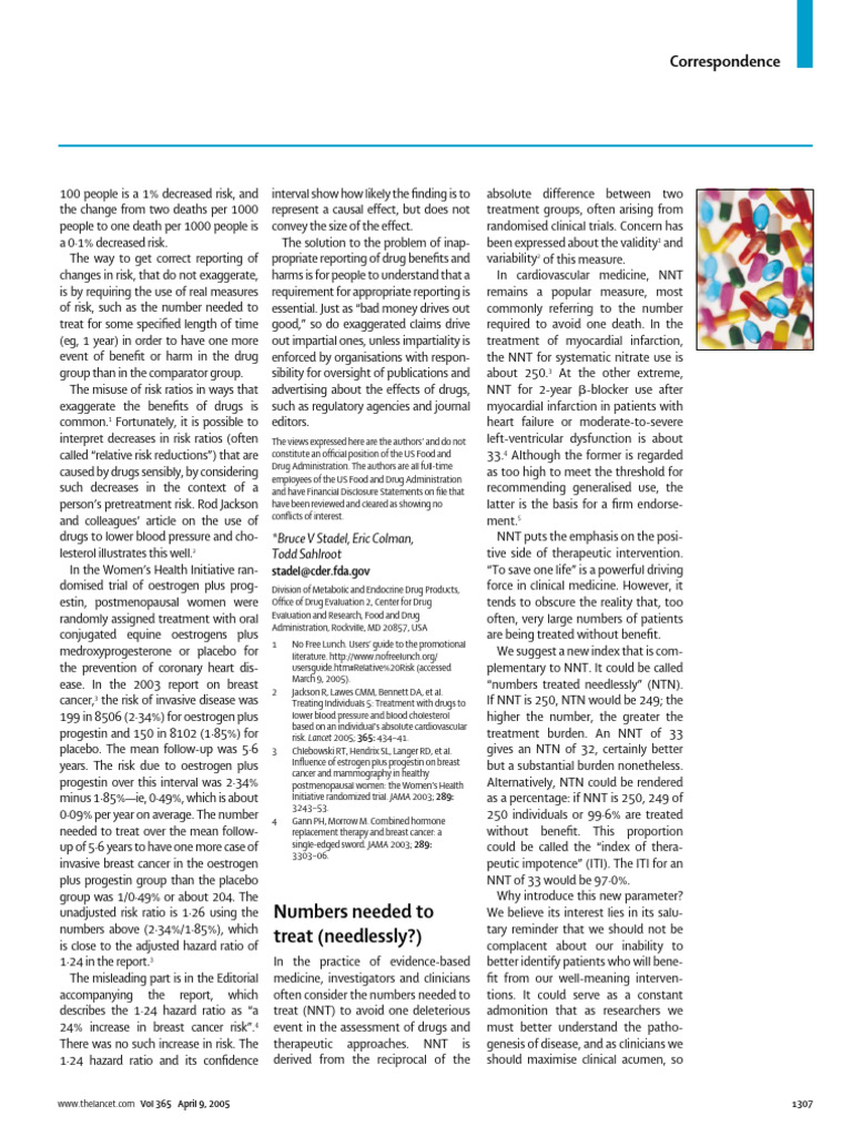 Numbers-needed-to-treat-(needlessly-)_lancet | PDF | Breast Cancer ...