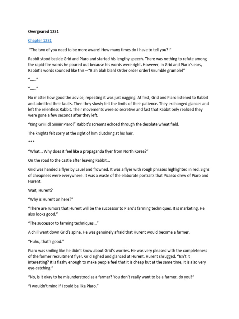 Overgeared 1231-1240 - 240903 - 094722 | PDF