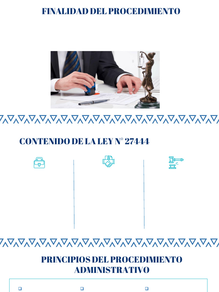 2. D.A. II.- Finalidad del procedimiento.- Principios.- | PDF