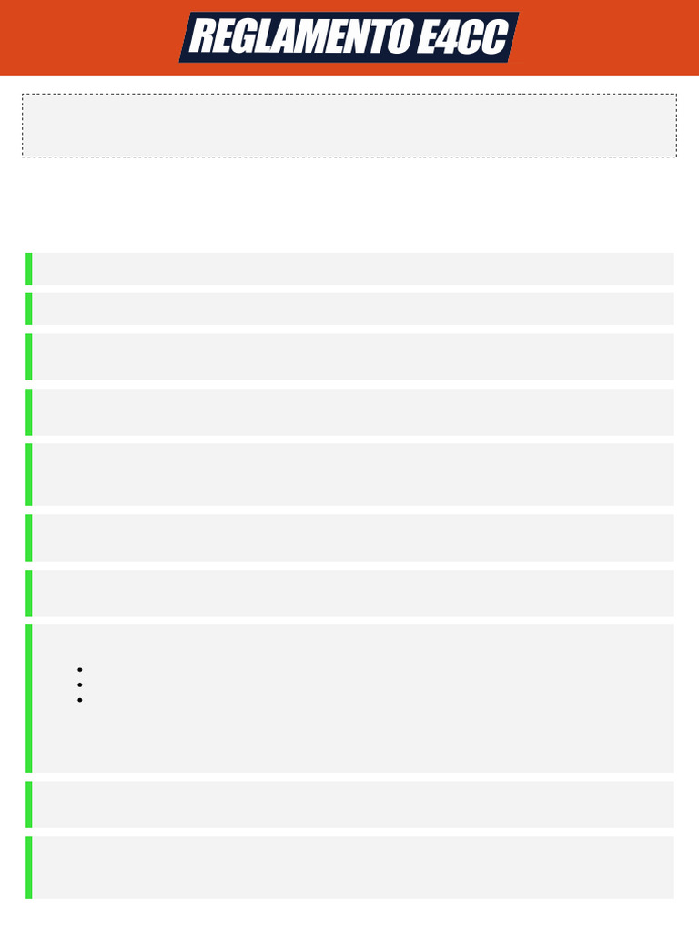 Reglamento E4CC | PDF | Evaluación