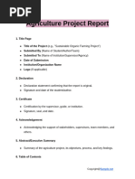 Agricultural Farming Project Proposal | PDF