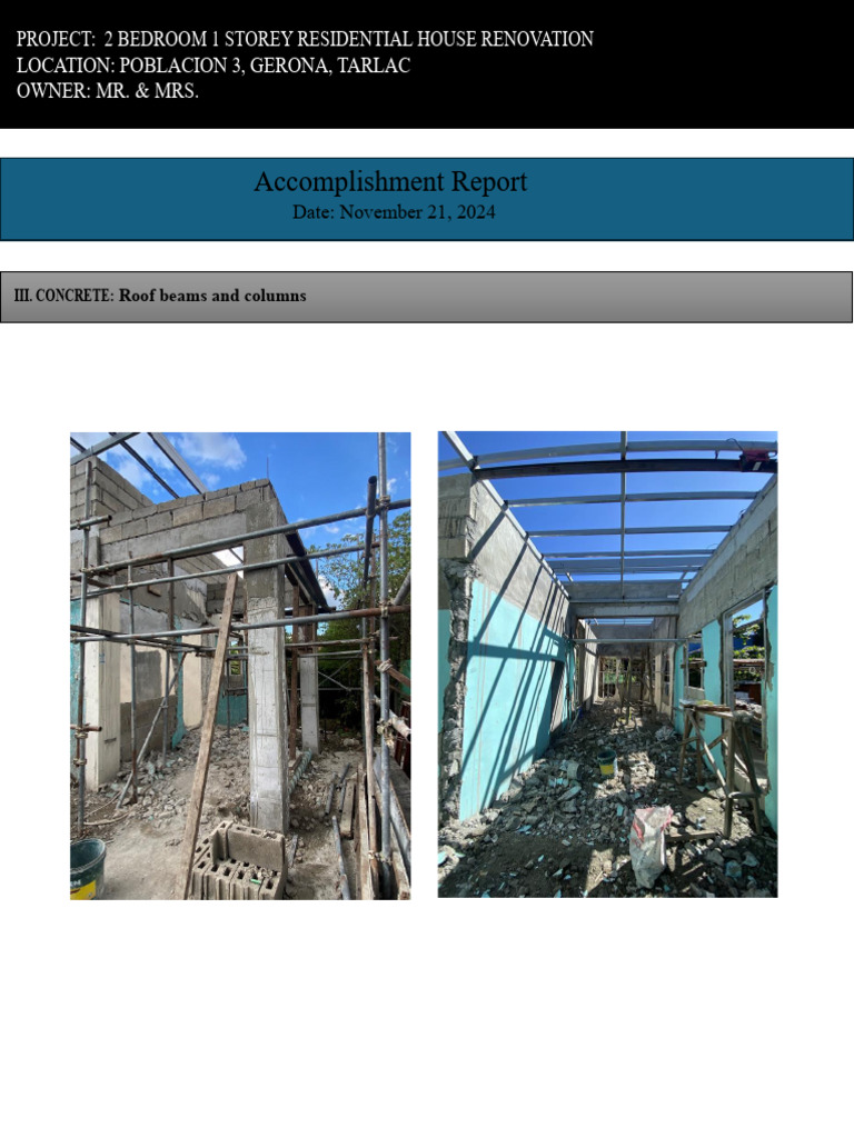 Accomplishment Report Pob. 1 Nov. 21 | PDF