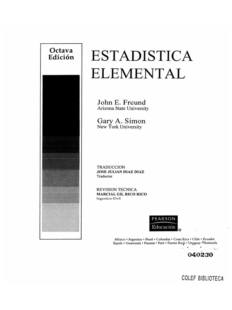 Estadistica Elemental | PDF