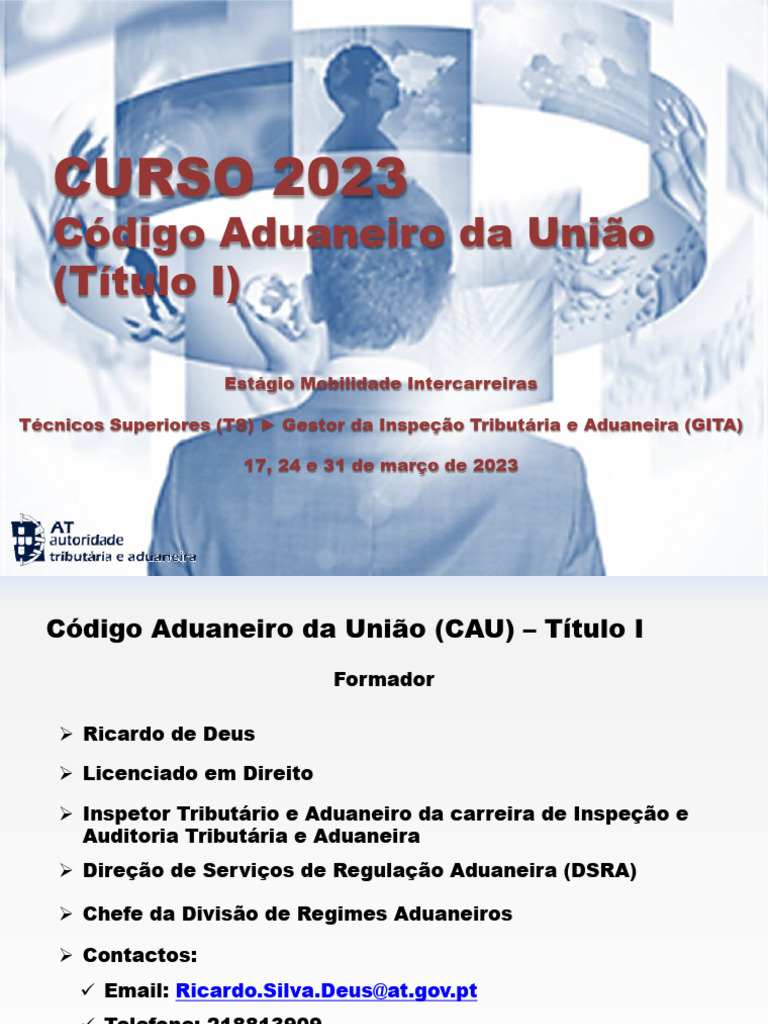 Curso de Código Aduaneiro da União | PDF | Imposto sobre Valor Agregado ...