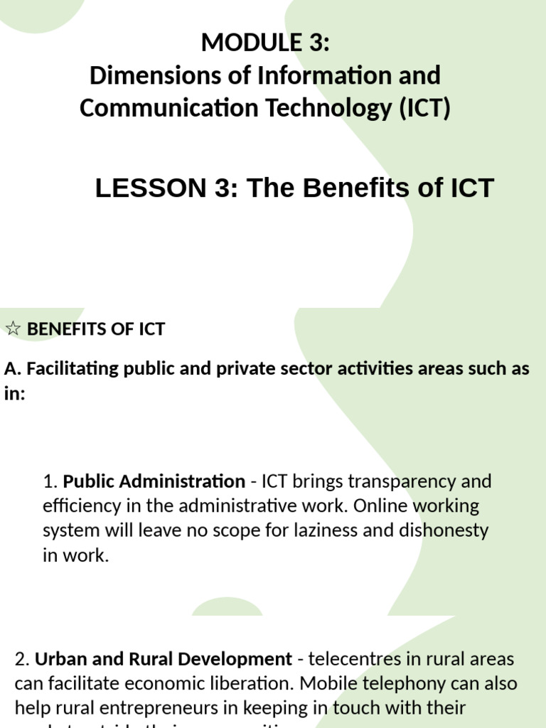 Tnct Report q2 Module 3 | PDF | Information And Communications Technology | Commerce
