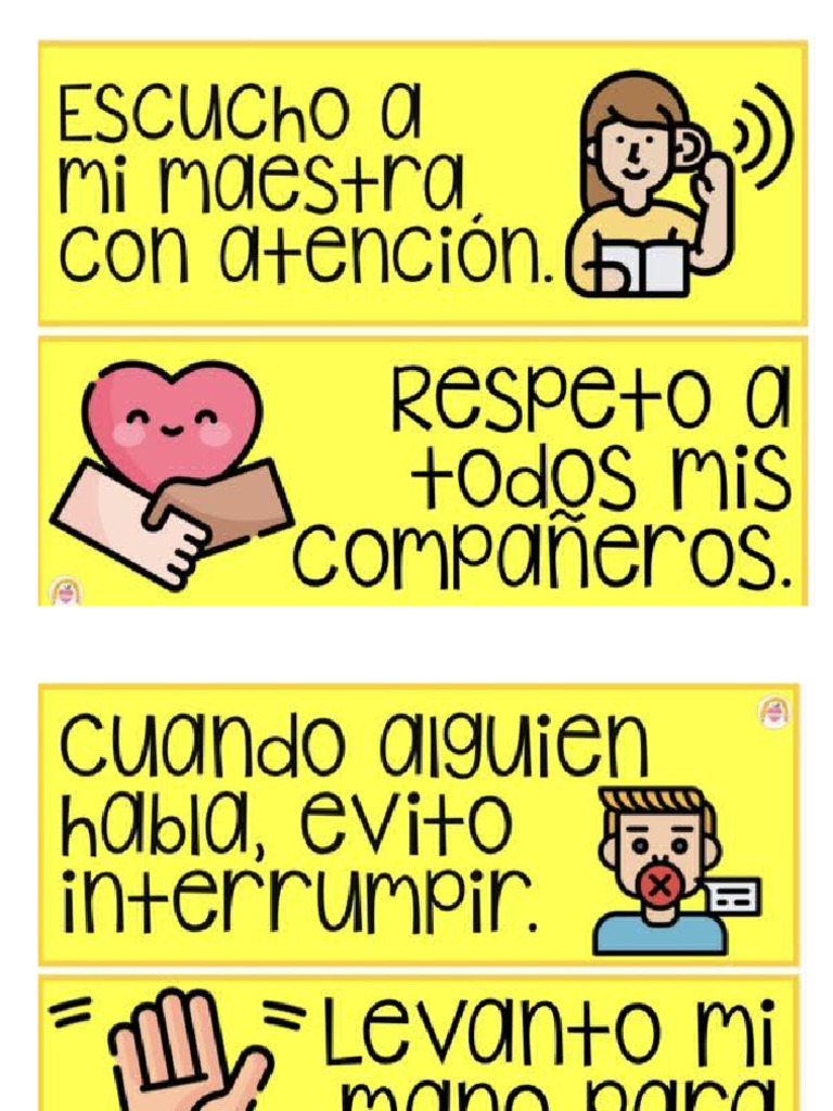 acuerdos de convivencia lapiz | PDF