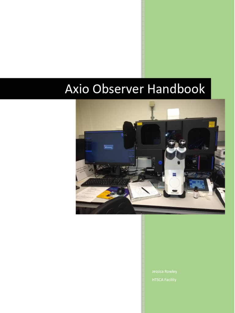 Axio-Observer_Handbook | PDF | Microscopy | Optics