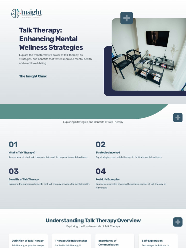 Talk Therapy Enhancing Mental Wellness Strategies | PDF