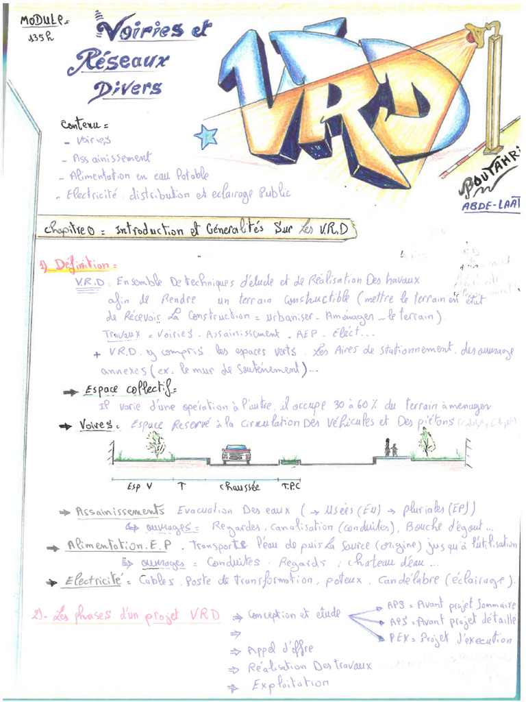 VRD (Boutahri) | PDF