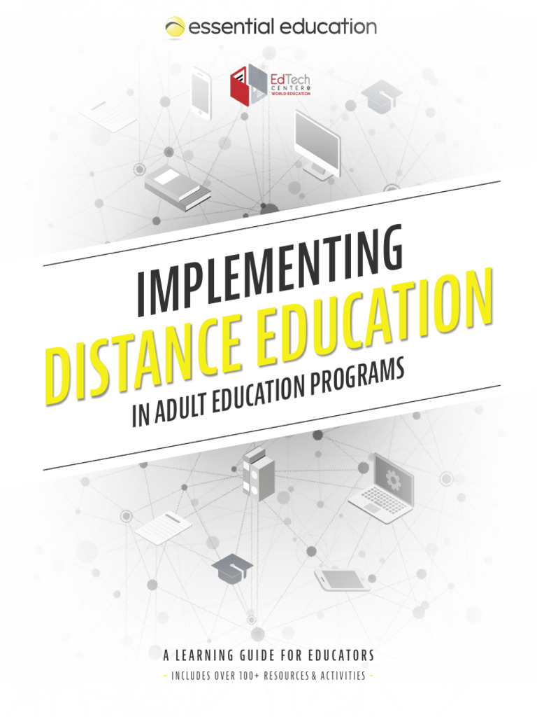 Implementing Distance Education in Adult Education Programs_Guide | PDF | Disciplines | Habits