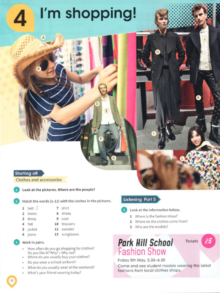 Unit 4 - I'm Shopping | PDF