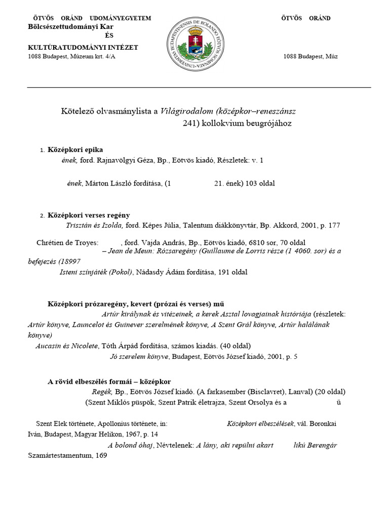 Beugró Anyaga | PDF