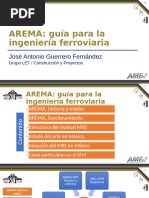 Manual AREMA: Ingeniería Ferroviaria | PDF