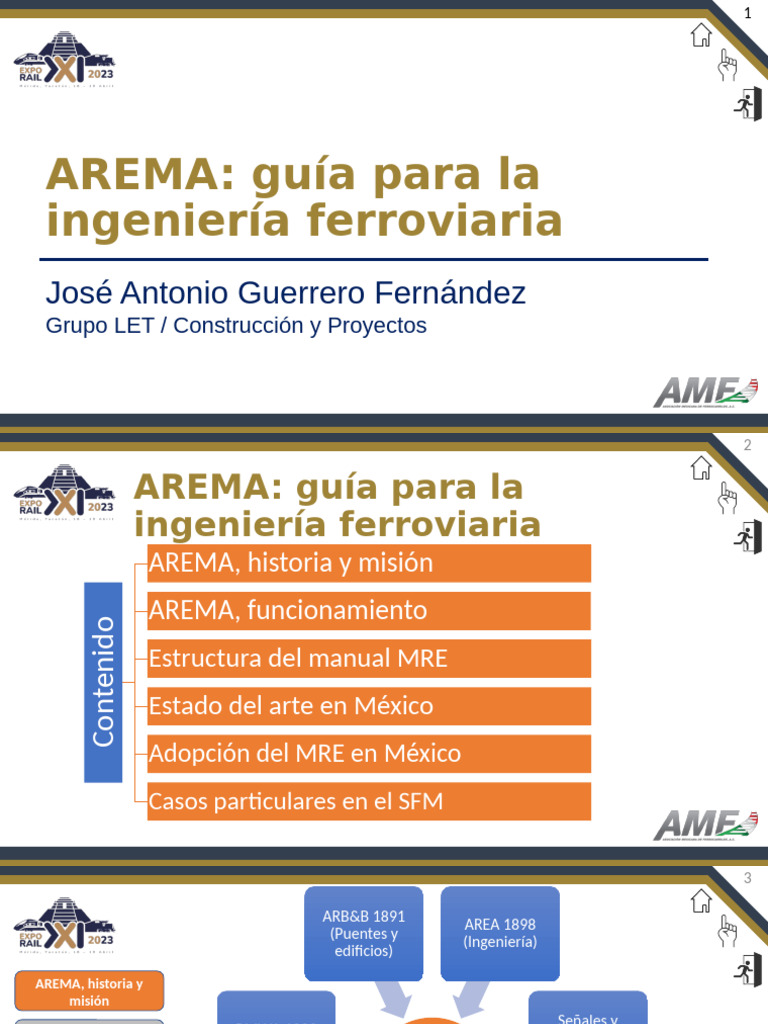 Normatividad - Rev01 AREMA - Guia IngFFCC | PDF | Tren | Transporte ...