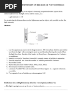 Notes - RP 06 Photosynthesis - AQA Biology GCSE | PDF | Photosynthesis