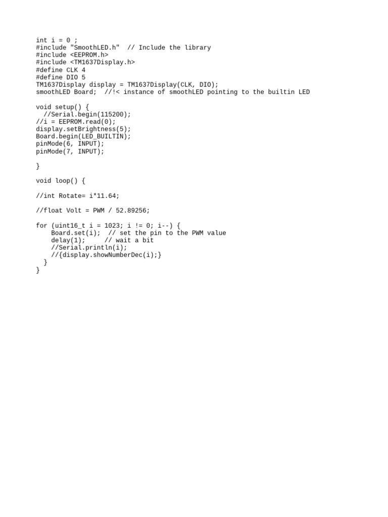 10 Bit PWM Test | PDF