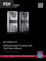 Rittal SK 3304.500 Cooling Unit Manual | PDF | Watt | Electricity