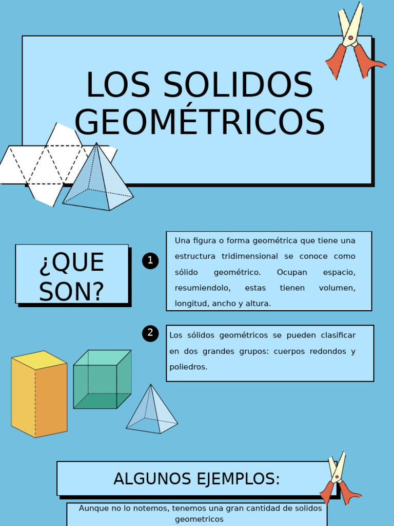 2D and 3D Shapes Educational Presentation in A Blue Lined Style | PDF ...