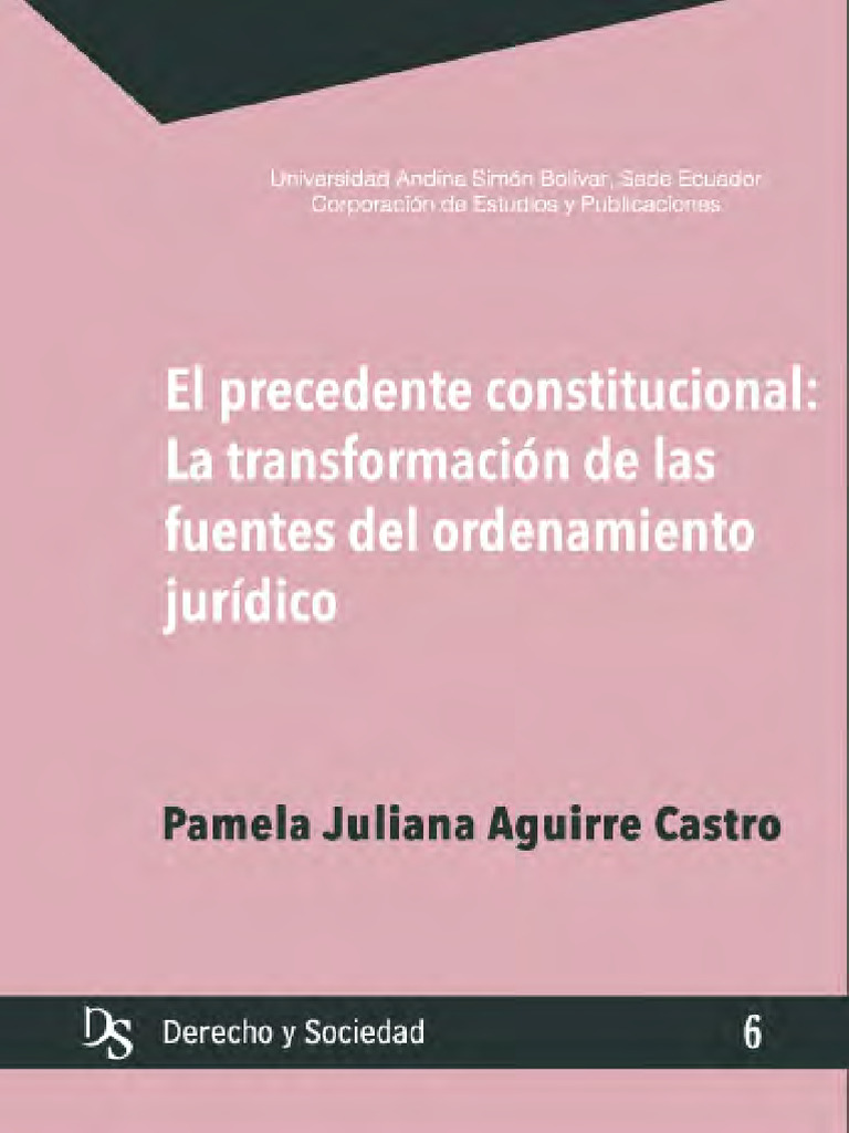 Precedente Constitucional y Jurisprudencia | PDF | Precedente | Caso de ley
