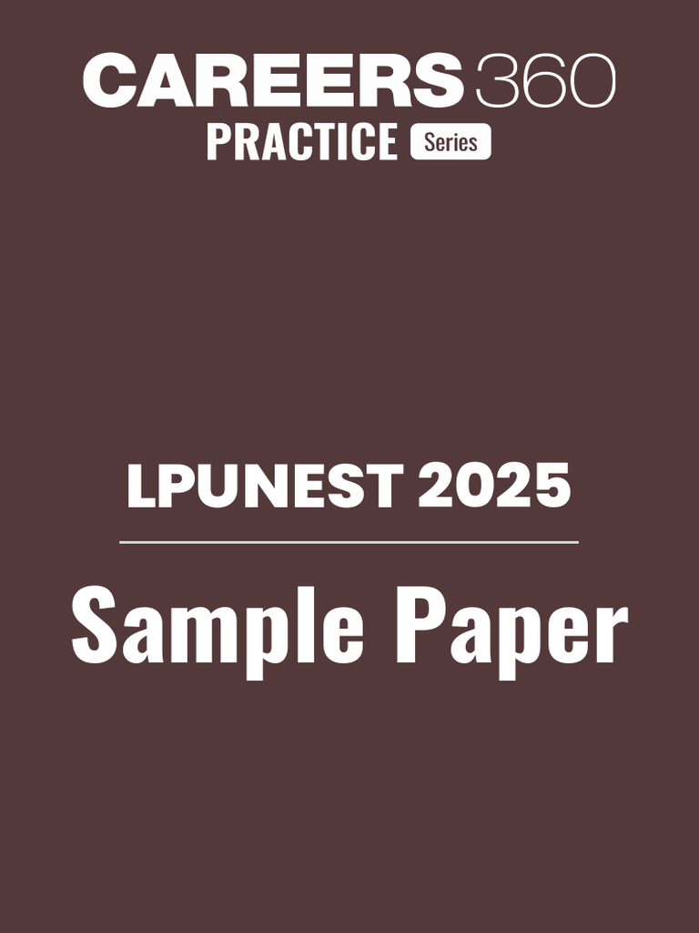 LPUNEST MBA 2025_ Sample Papers with Detailed Solutions_1737128769710 ...