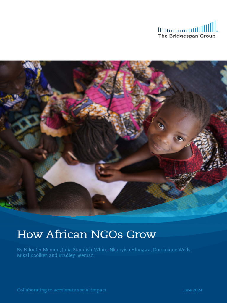 How African Ngos Grow 2024 | PDF | Non Governmental Organization ...