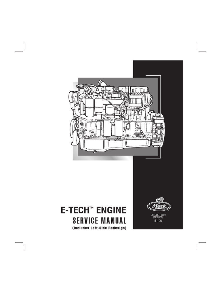 Mack E-Tech Engine Service Manual - Compressed-Part-1 | PDF | Screw ...