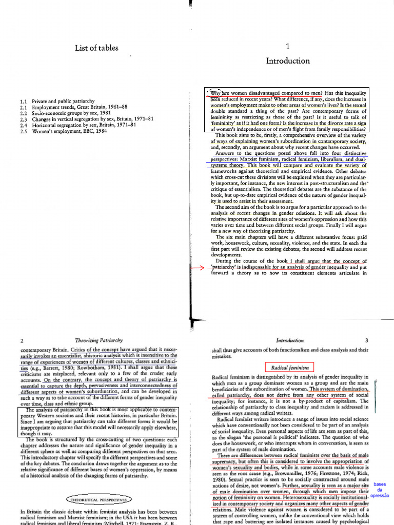 (Sylvia - Walby) Theorizing - Patriarchy (INTRODUÇÃO) | PDF | Feminism ...