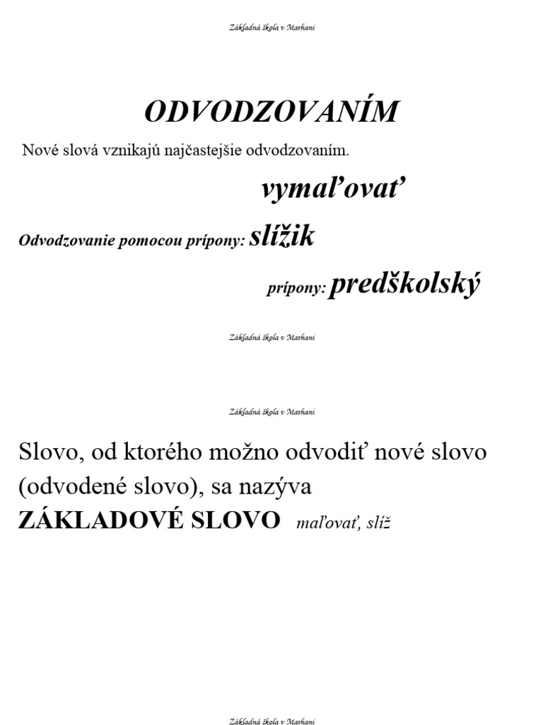 TVORENIE_SLOV_ODVODZOVAN__M | PDF