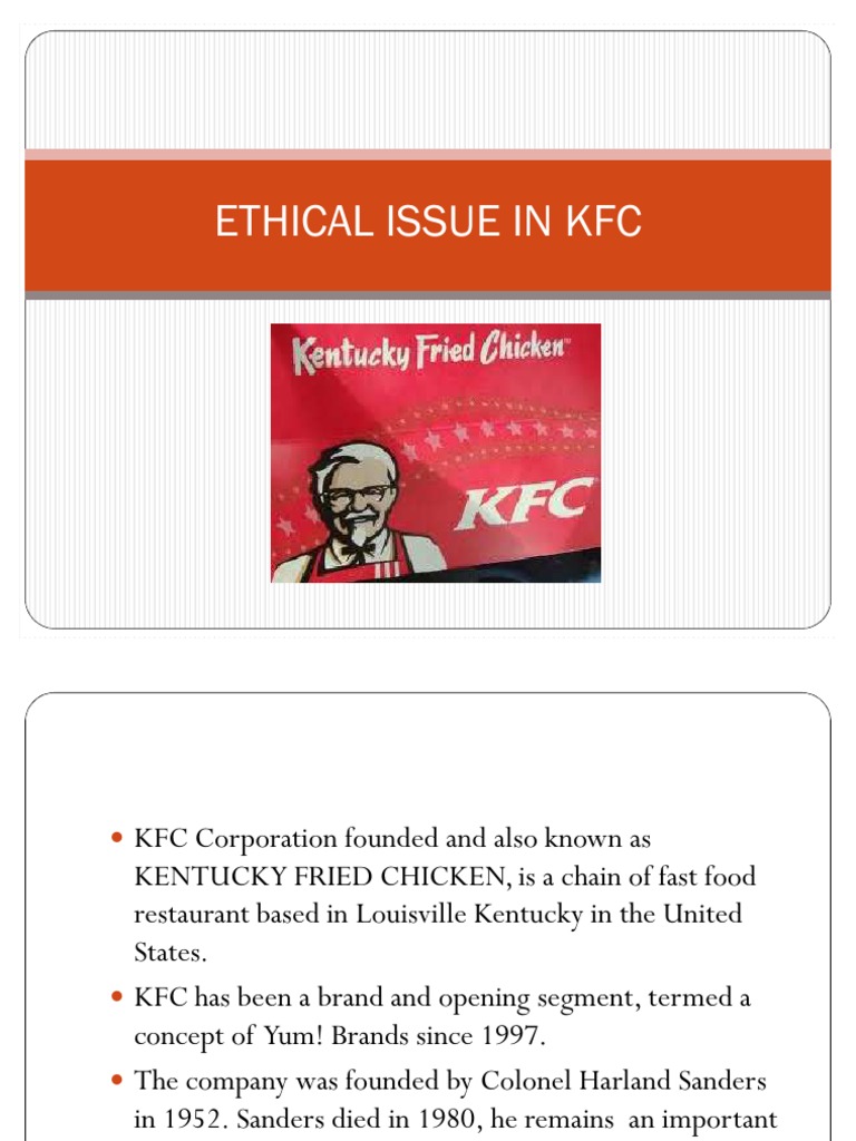 Ethical Issue in KFC | PDF