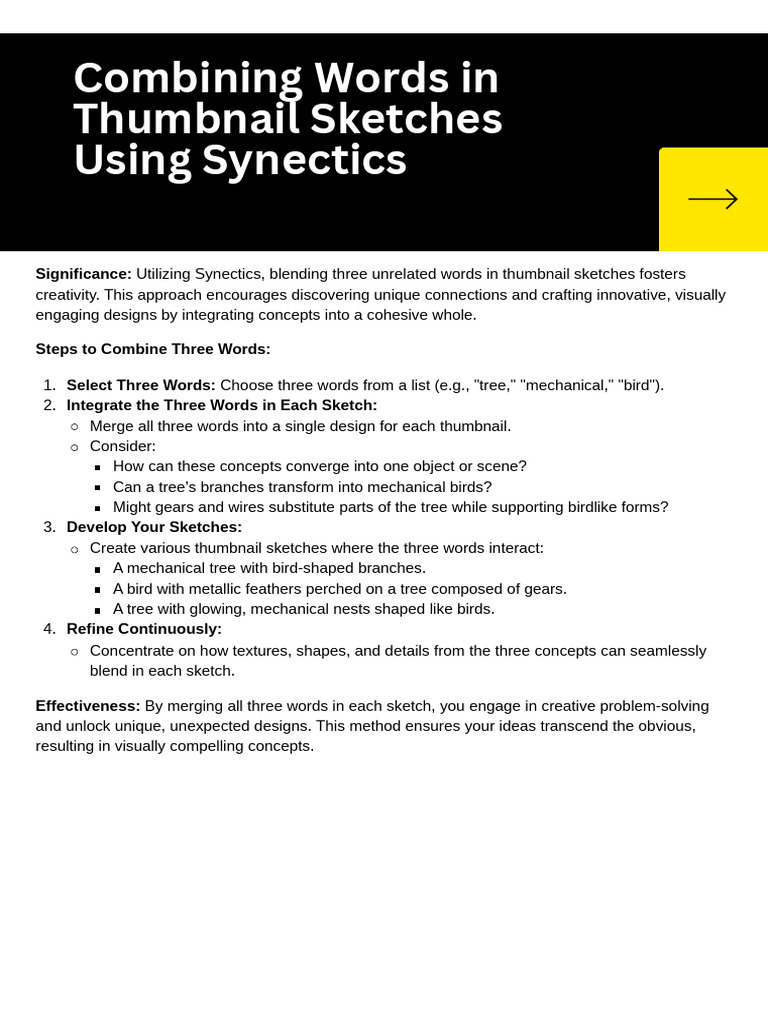 Innovative Design Through Synectics | PDF