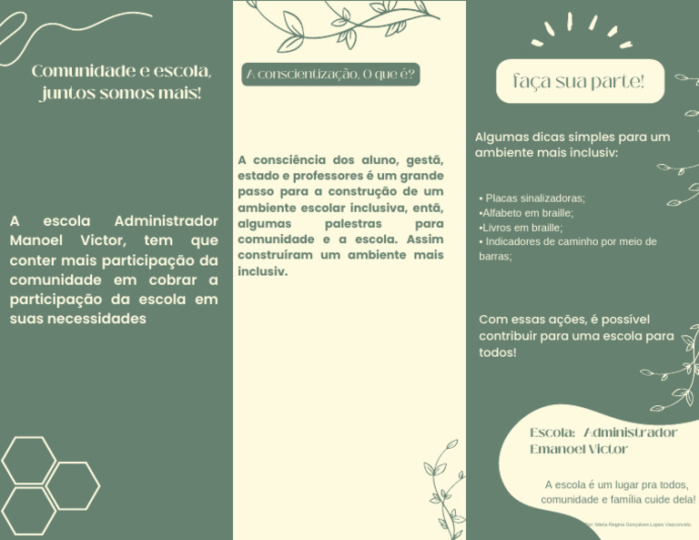 Folder Acessibilidade Linguística | PDF