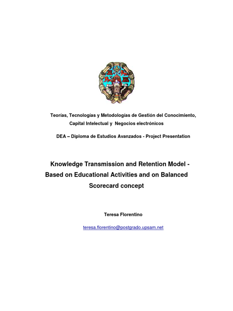 Knowledge Transmission and Retention Mod | PDF | Knowledge Management ...