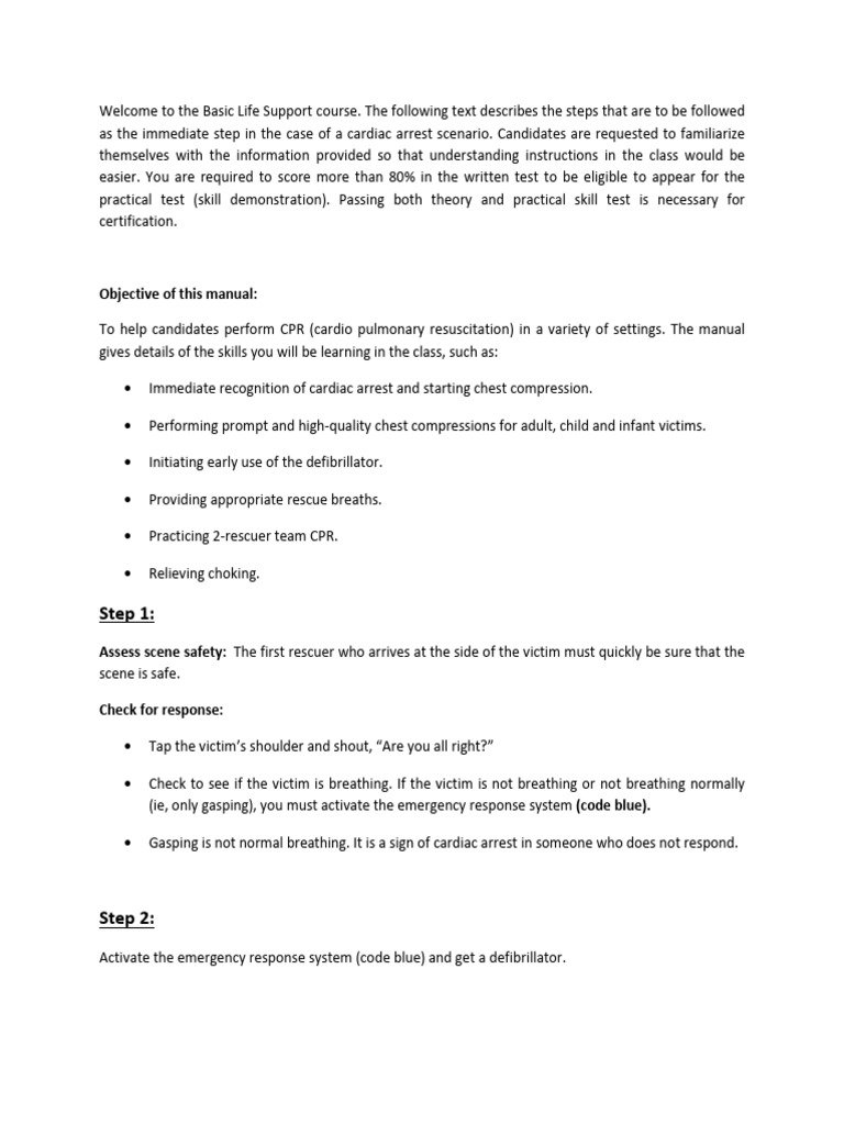 ACLS Manual | PDF | Cardiopulmonary Resuscitation | Clinical Medicine