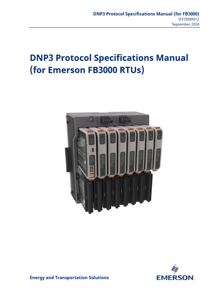 dnp3 Protocol Specifications Manual For Emerson fb3000 Rtus en 7625816 ...