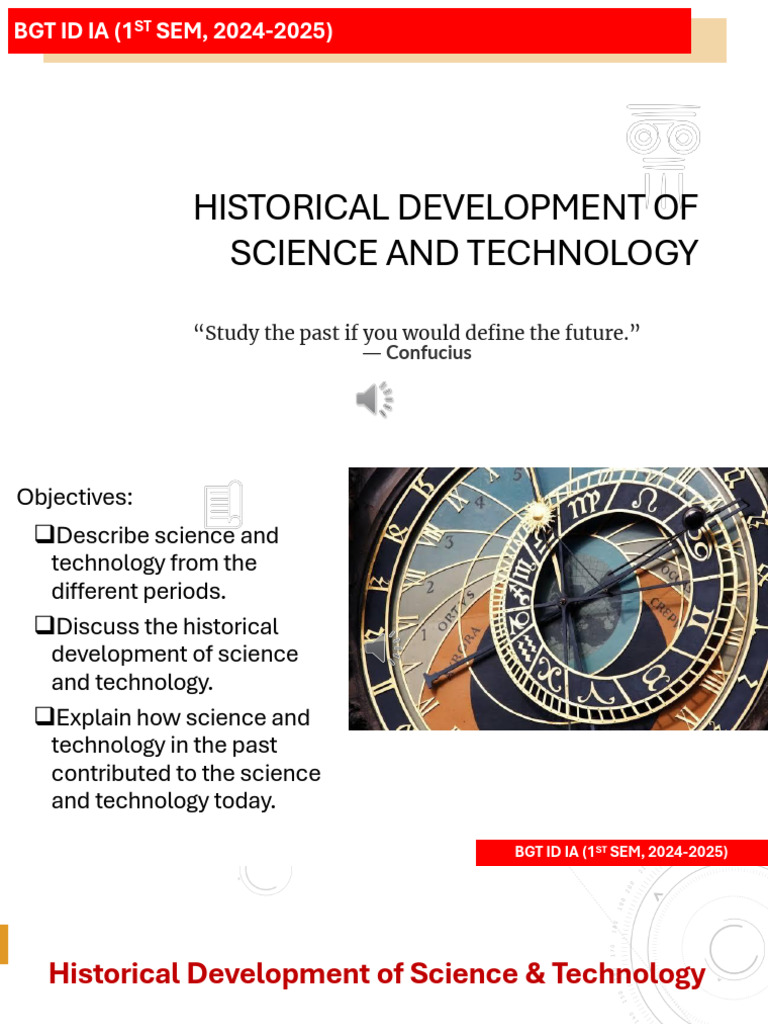 Topic 2 (BGT ID)Historical Development of Science and Technology | PDF ...
