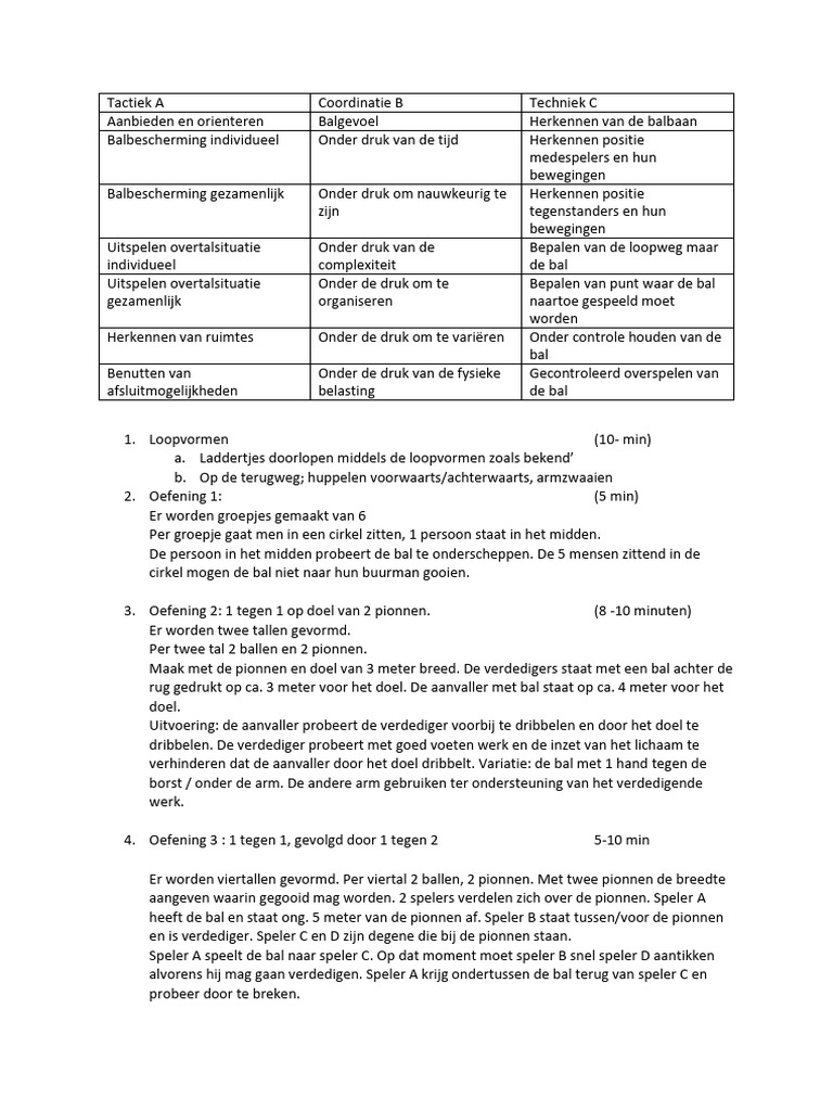 Team Handball Training 9 For Kids | PDF