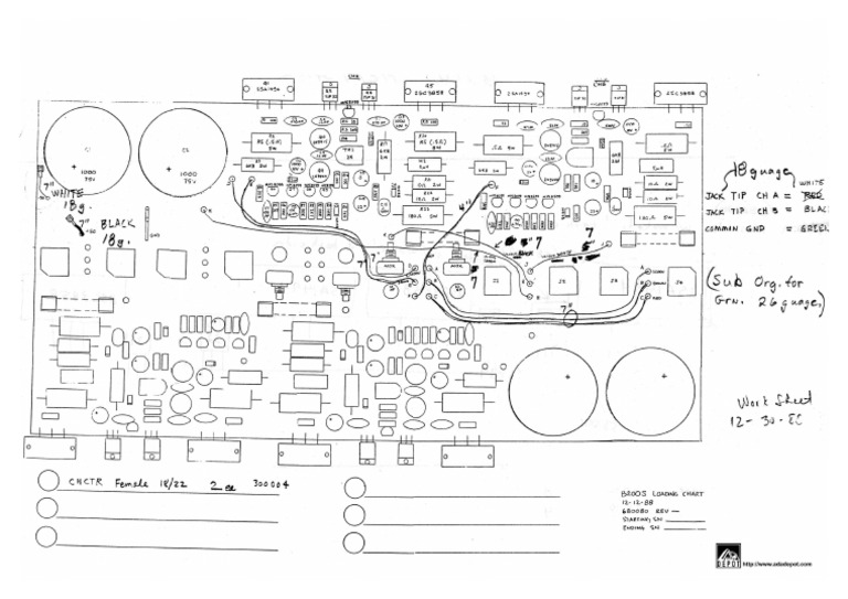 ADA B200S Loading Chart | PDF