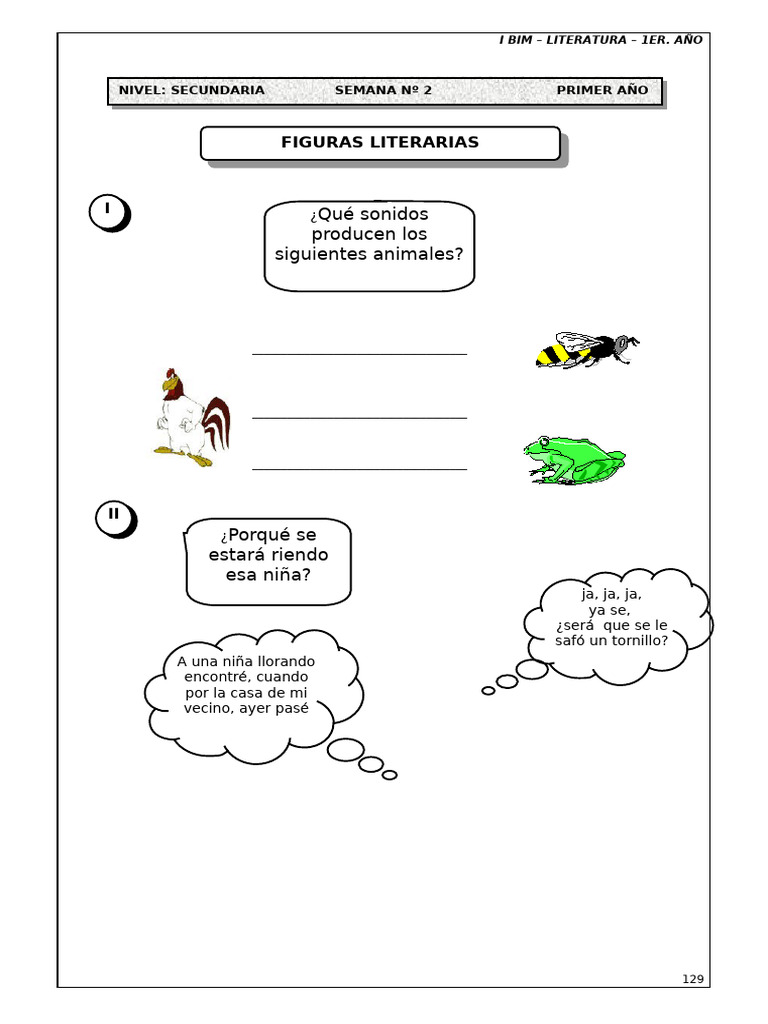 Figuras Literarias para Secundaria | PDF | Metáfora | Técnicas Retóricas