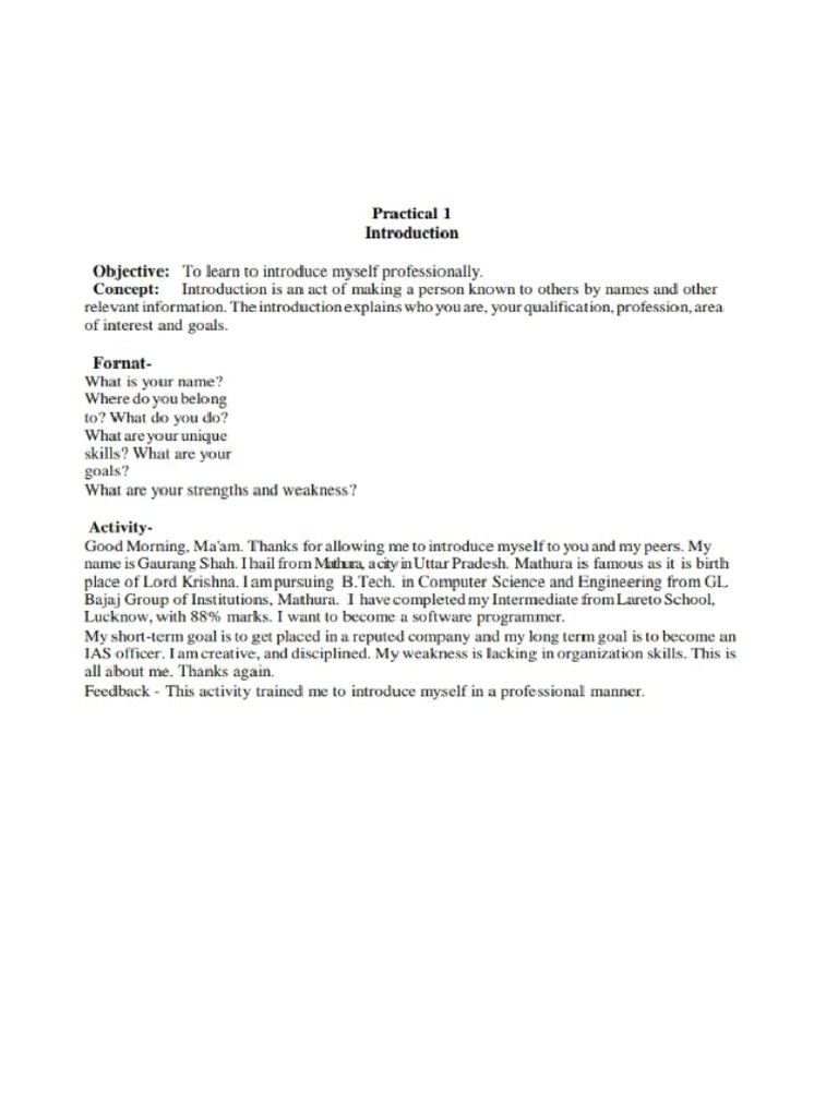 SS Practical | PDF