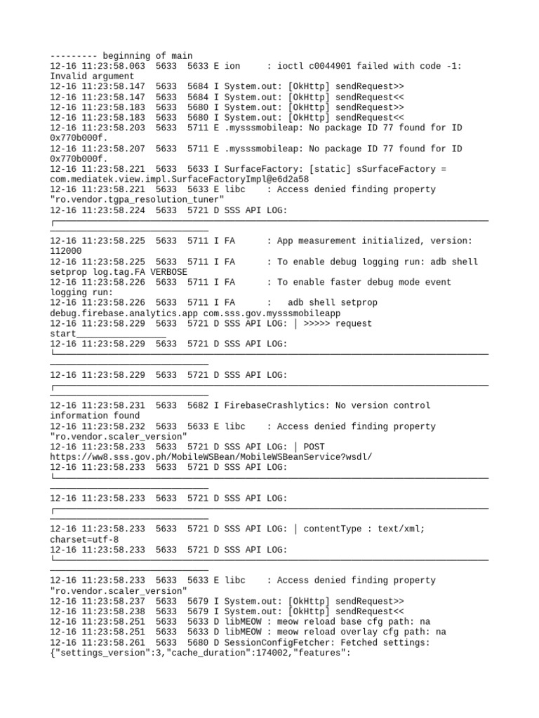 Mobile App Error Log Analysis | PDF | Software | Computer Programming