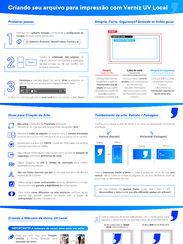 Instrucoes Illustrator - Intrucoes VernizUVLocal Refile | PDF