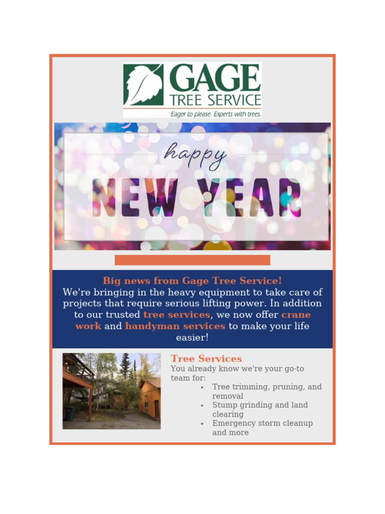 Gage Tree Service Expands Offerings | PDF
