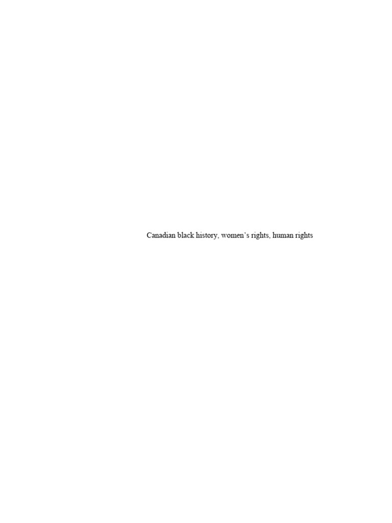 Canadian Social History Essay Outline | PDF
