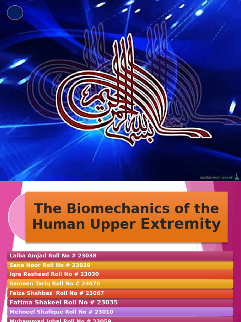 Biomechanics Upper Extremity | PDF | Elbow | Shoulder
