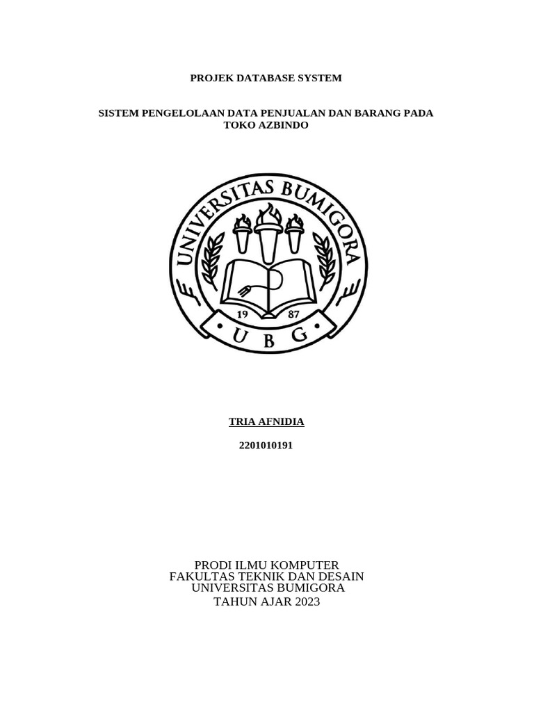 Projek Database System | PDF