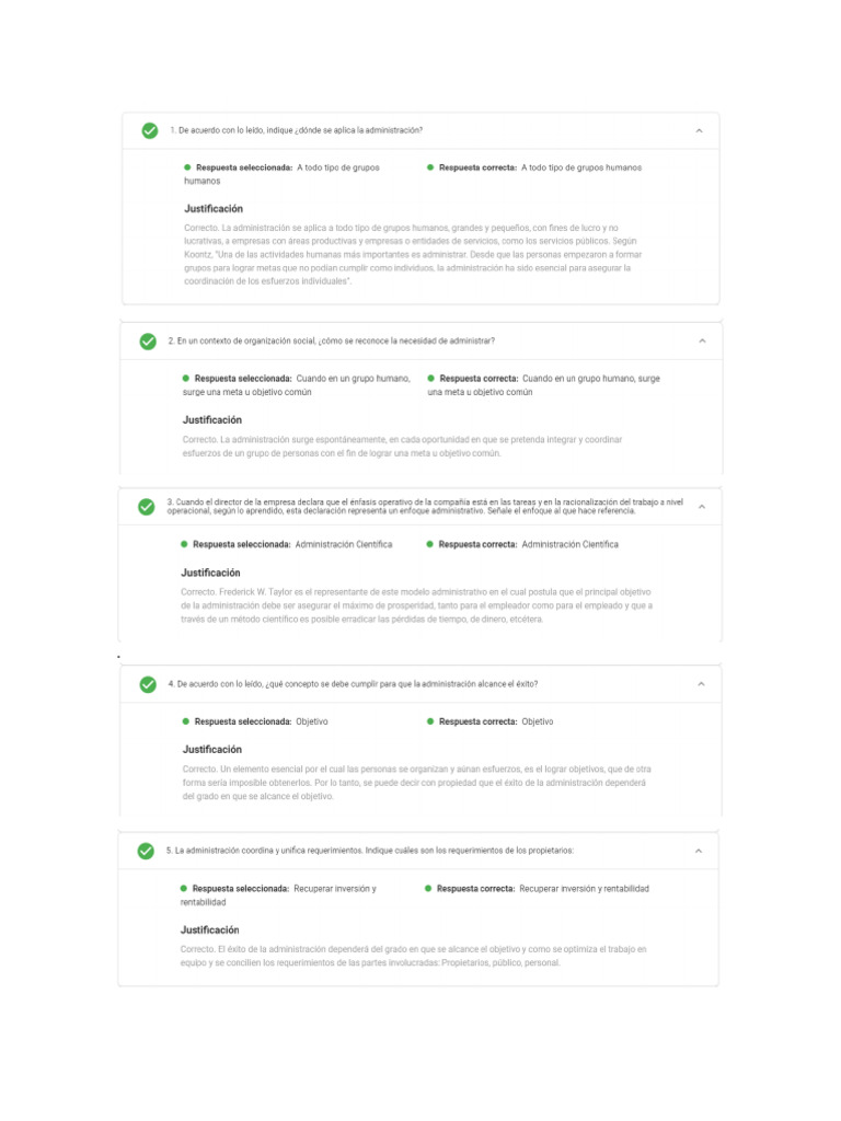 Preguntas Examen Orga y Adm | PDF