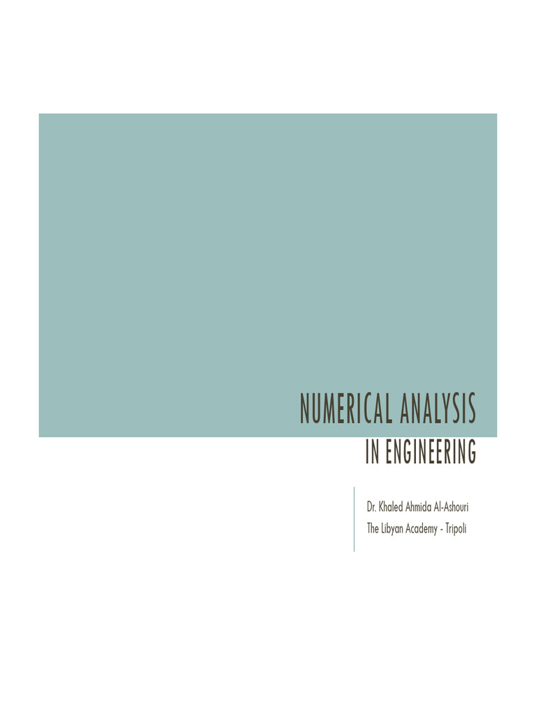 Lecture 1and2 Bisection And False Position Pdf Computer Programming Theoretical Computer Science