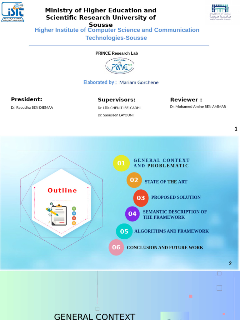 Présentation Mariam GORCHENE LC | PDF | Machine Learning | Artificial Intelligence