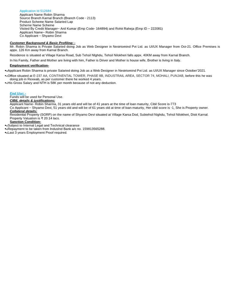 ROBIN SHARMA SALARIED | PDF