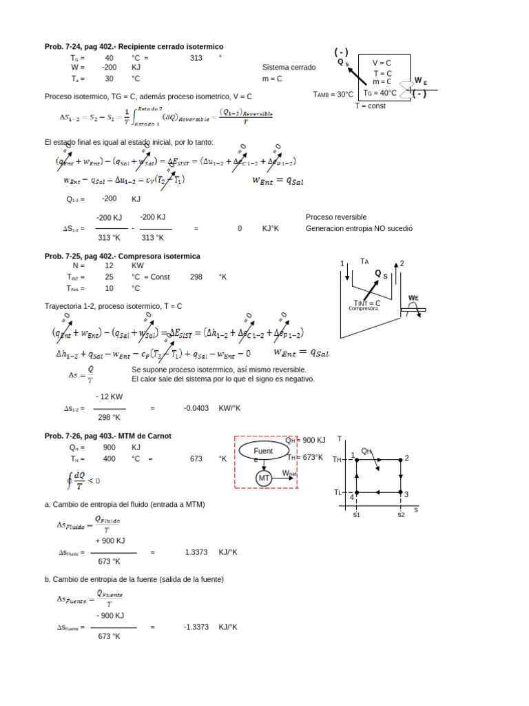 4 Entropia e Incremento | PDF | Termodinámica | Química